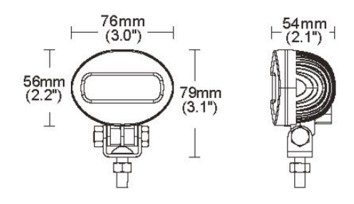 YC-832 Blue LED Forklift Safety Light | Yeeu Chang